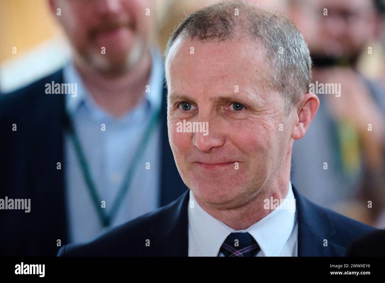 Edinburgh Scotland, UK 26 March 2024. Michael Matheson MSP at the ...