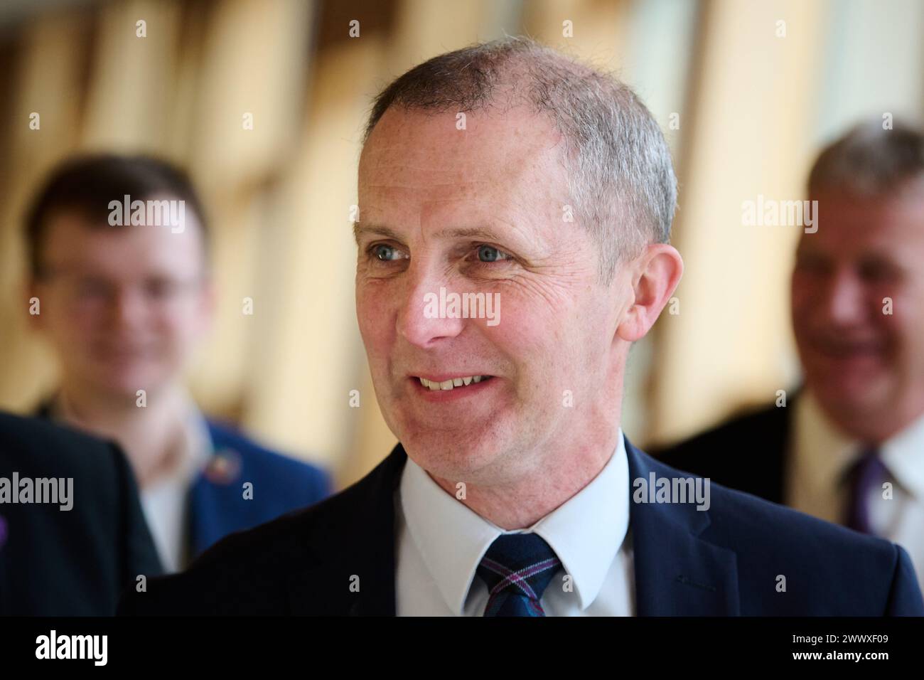 Edinburgh Scotland, UK 26 March 2024. Michael Matheson MSP at the ...