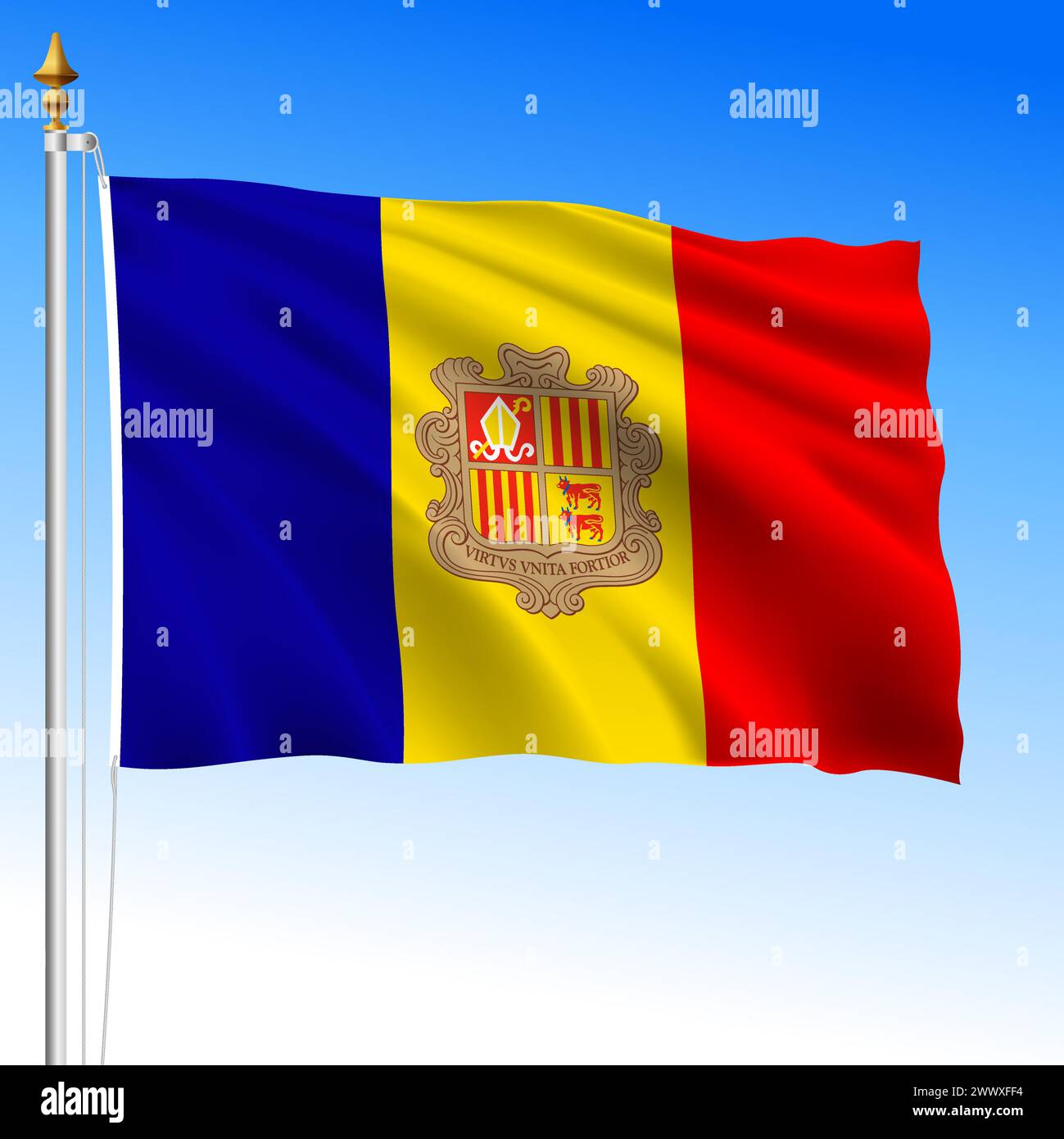 Coat of arms of andorra hi-res stock photography and images - Alamy