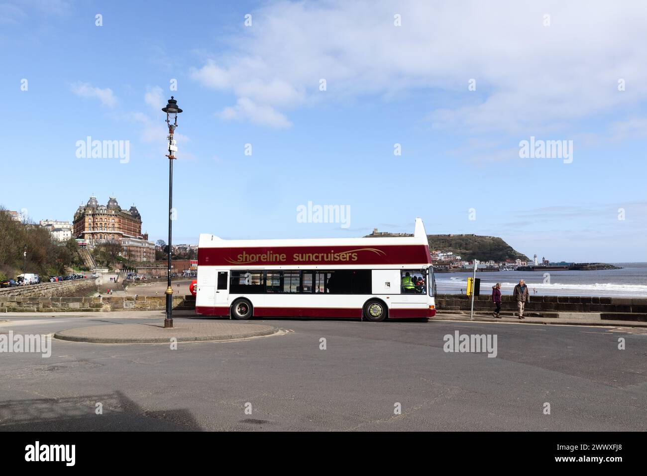 Scarborough Seafront, North Yorkshire Coast, England, UK Stock Photo ...
