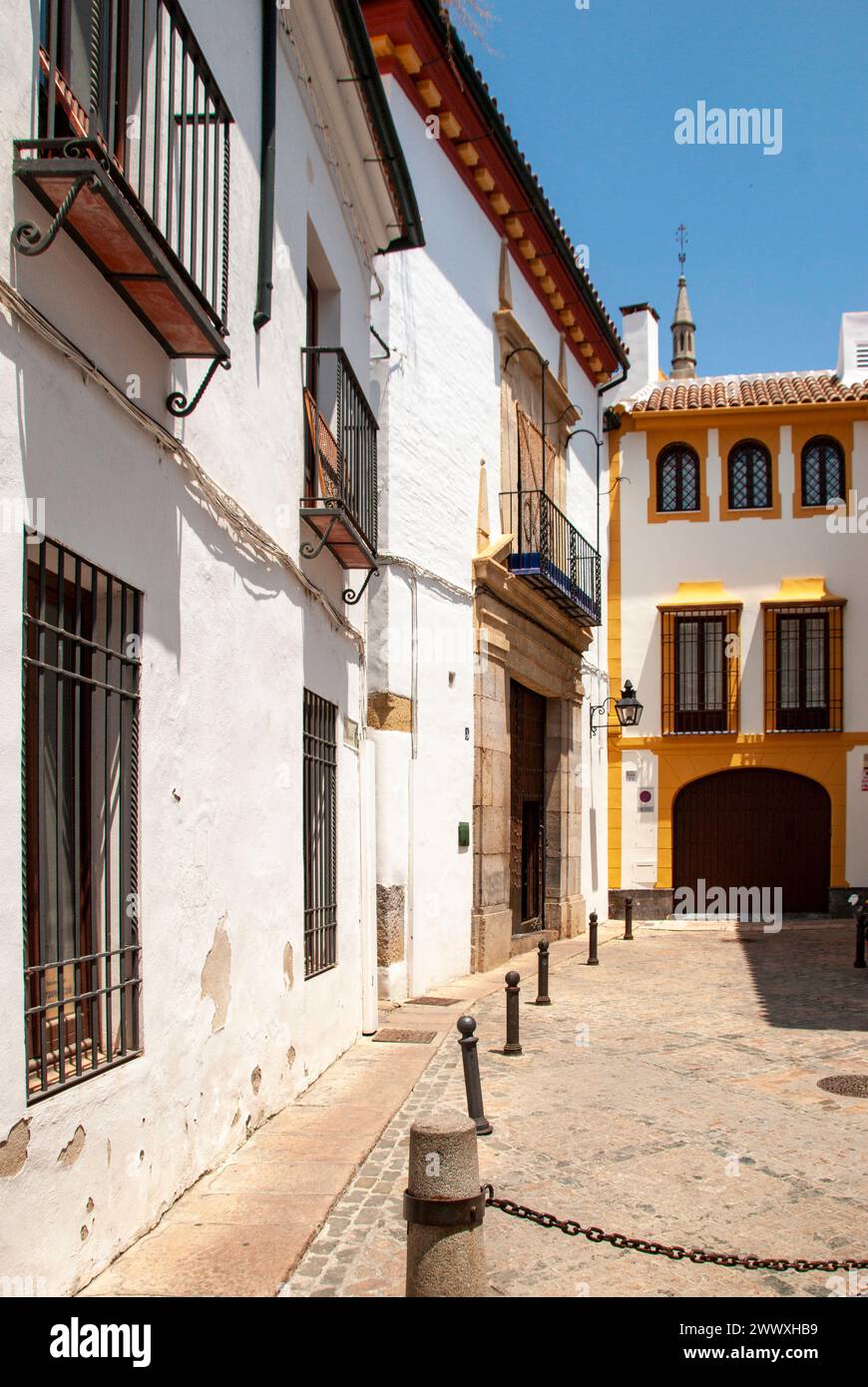 Traditional Spanish buildings Stock Photo - Alamy