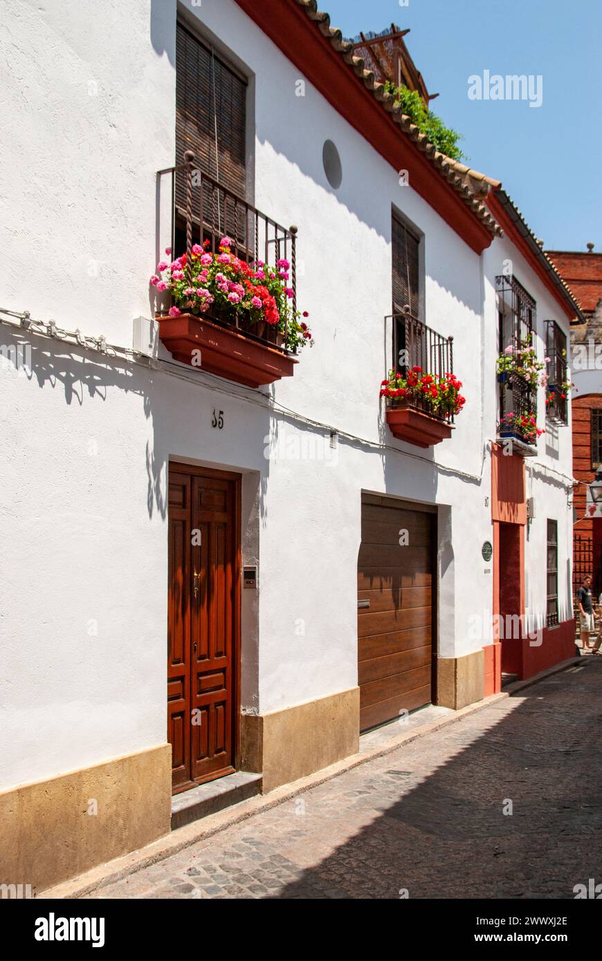 Traditional Spanish buildings Stock Photo - Alamy