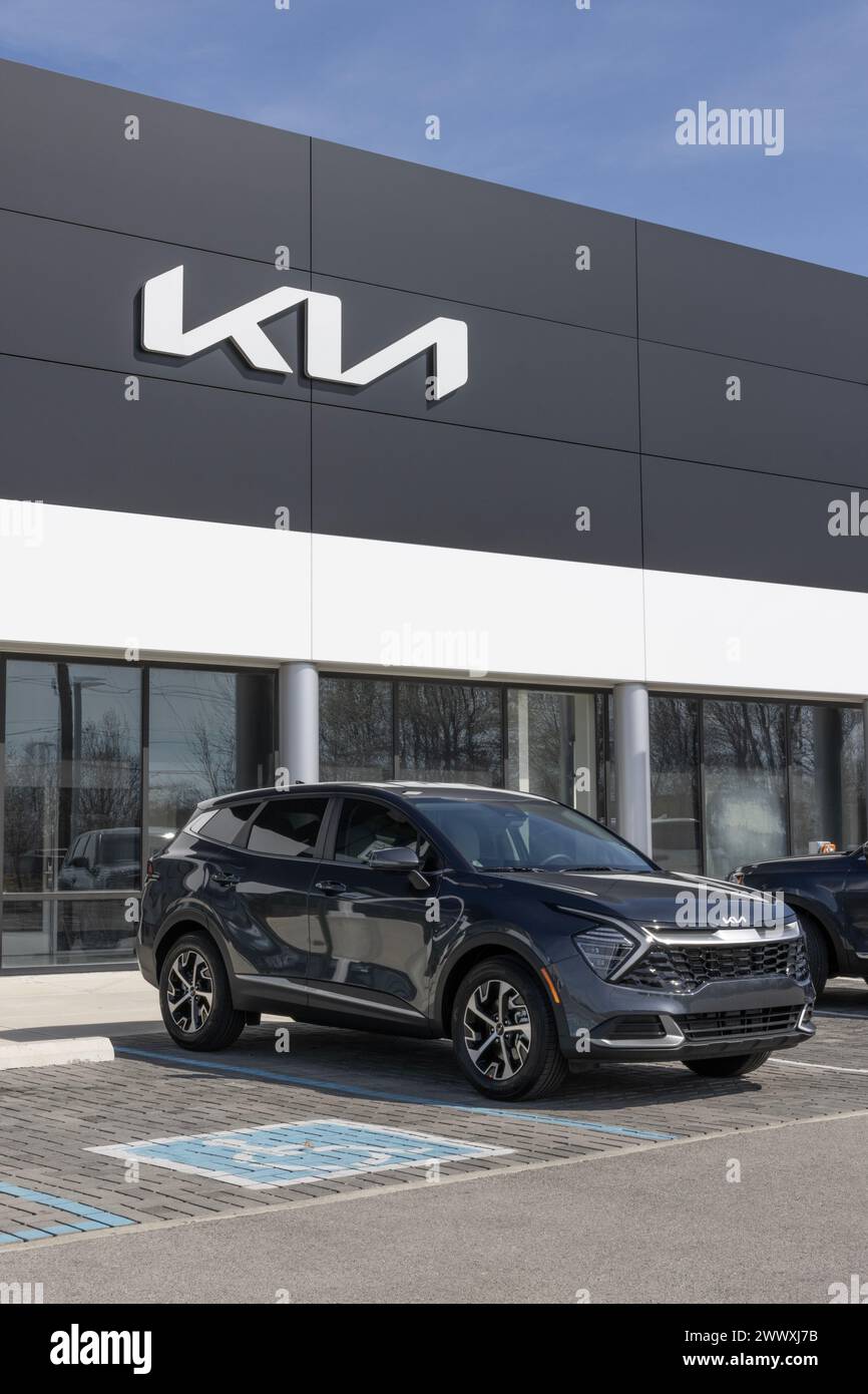 Indianapolis - March 24, 2024: Kia Sportage display at a dealership ...