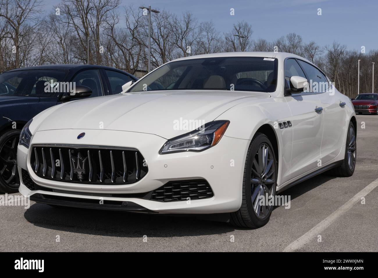 Indianapolis - March 24, 2024: Used Maserati Quattroporte S Q4 display ...