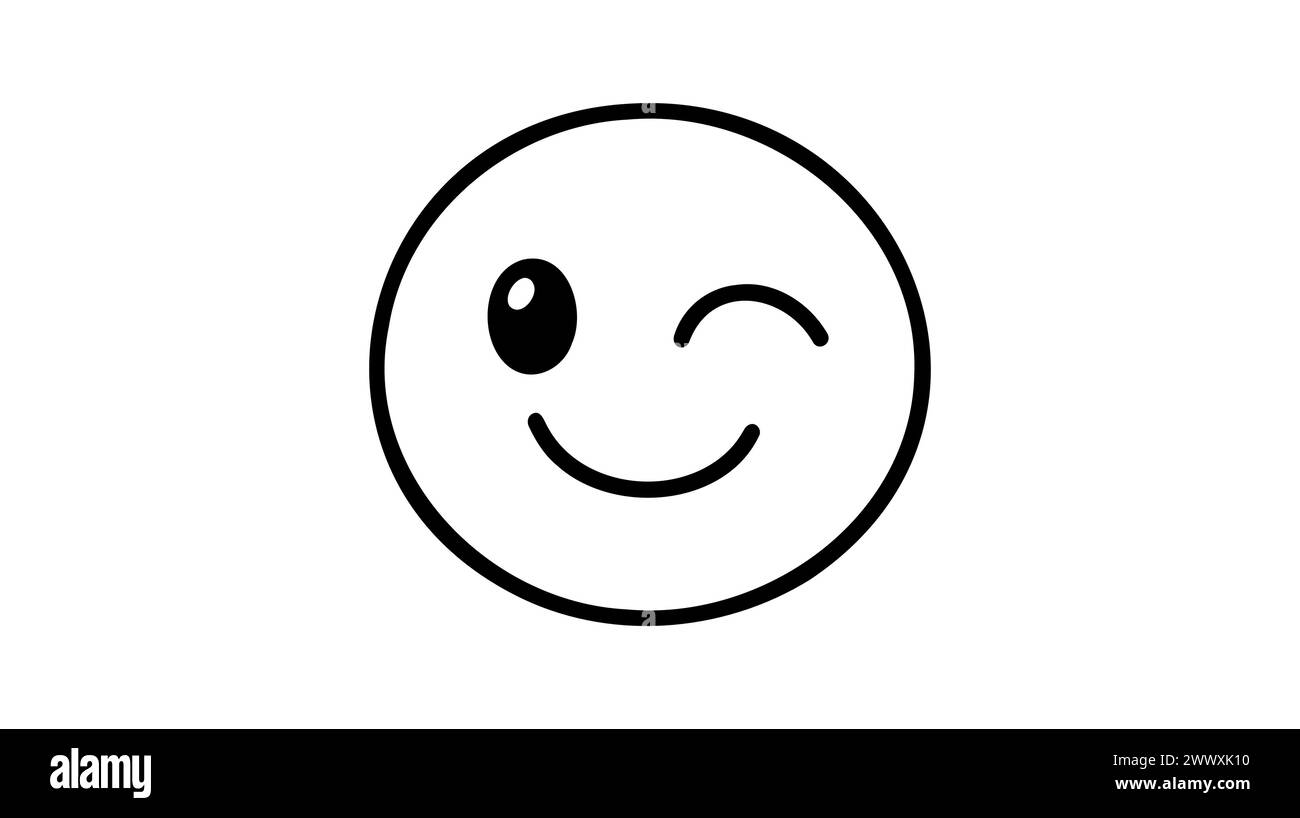 Smiling Face With Smiling Eyes Emoticon Line Icon Outline Vector Sign Linear Style Pictogram