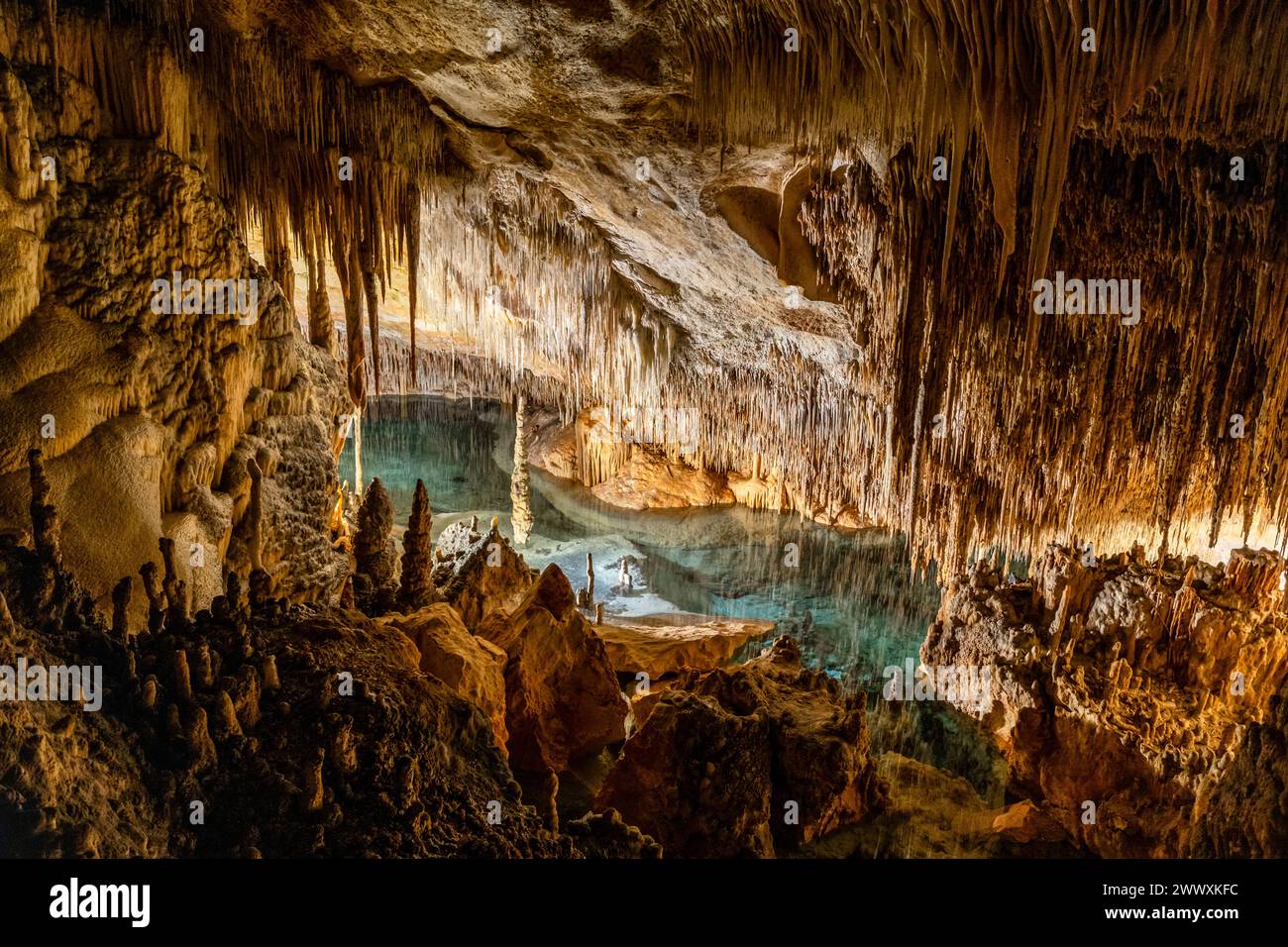 amazing photos of Drach Caves in Mallorca, Spain, Europe Stock Photo ...