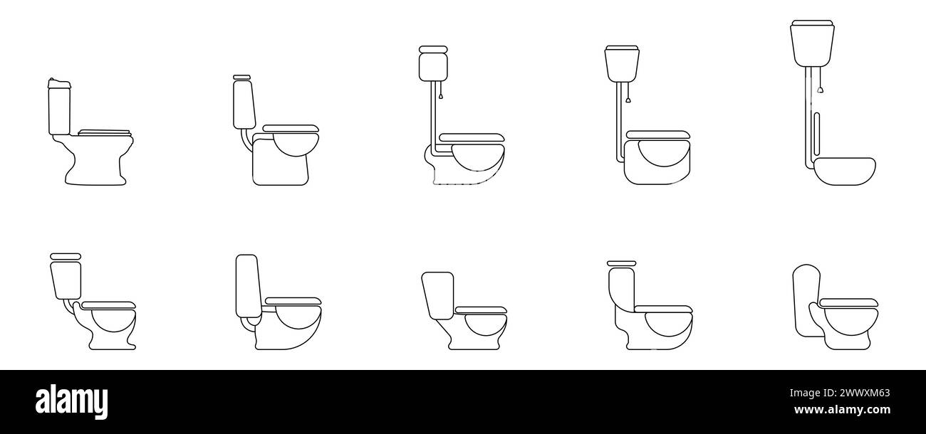 Stylish restroom Cut Out Stock Images & Pictures - Alamy