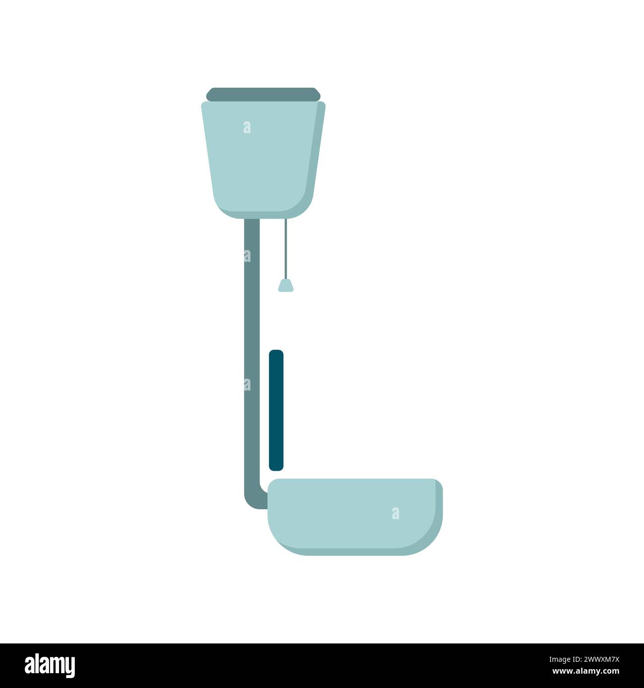 Toilet logo simple color. Simple stylish linear toilet. Furniture for ...