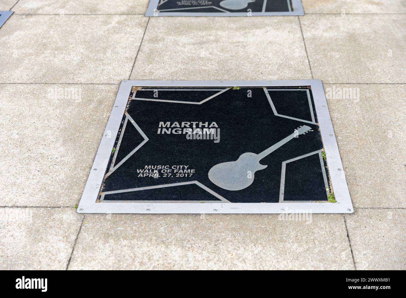 Nashville, TN - March 15, 2024: Martha Ingram star on the Music City ...