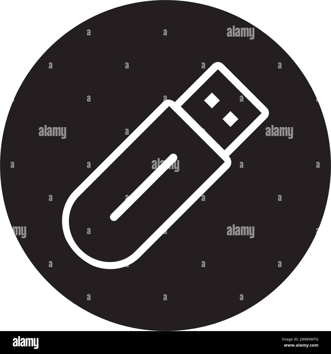 Usb port battery symbol hi-res stock photography and images - Alamy