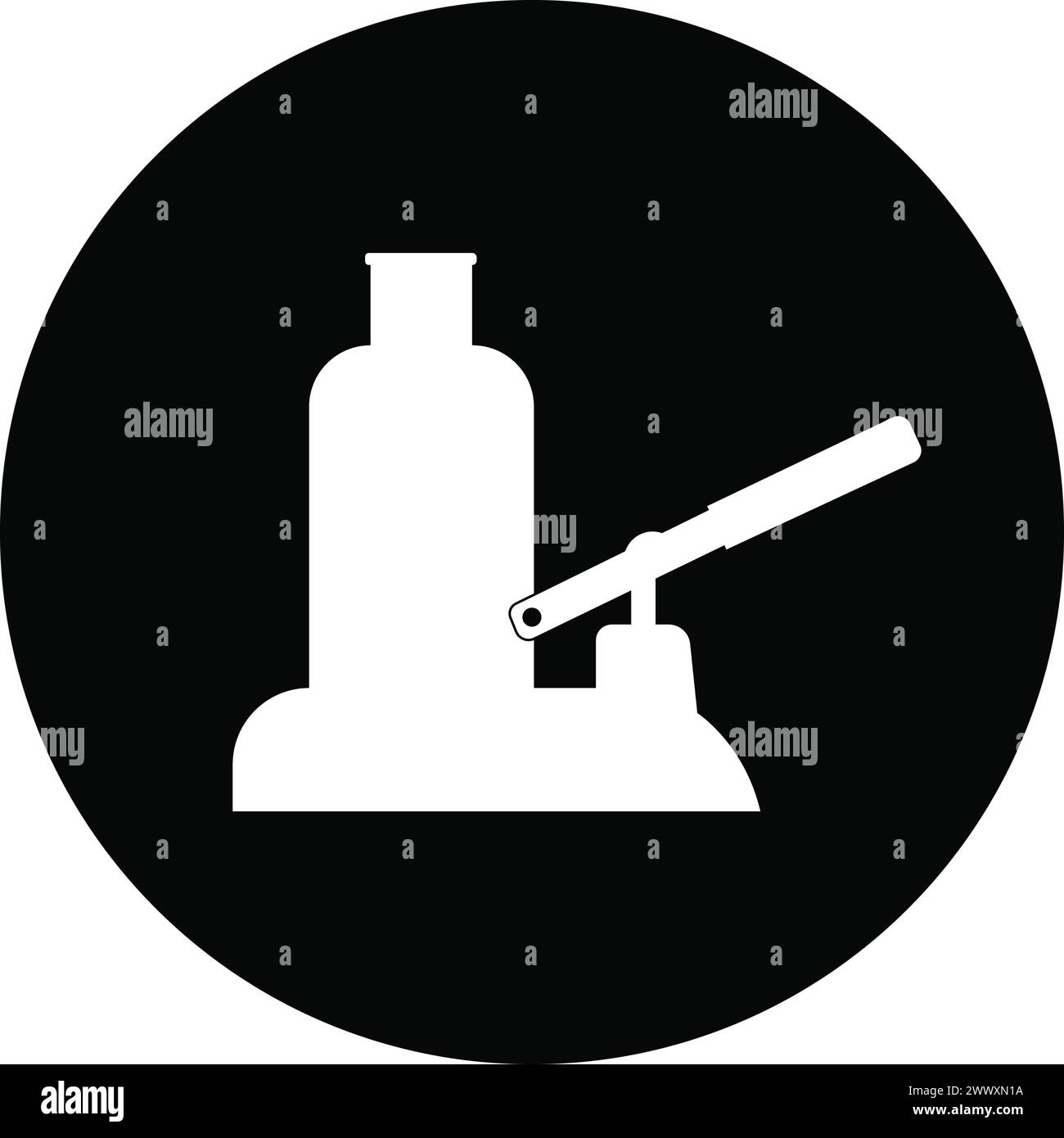 Hydraulic lifter Stock Vector Images - Alamy