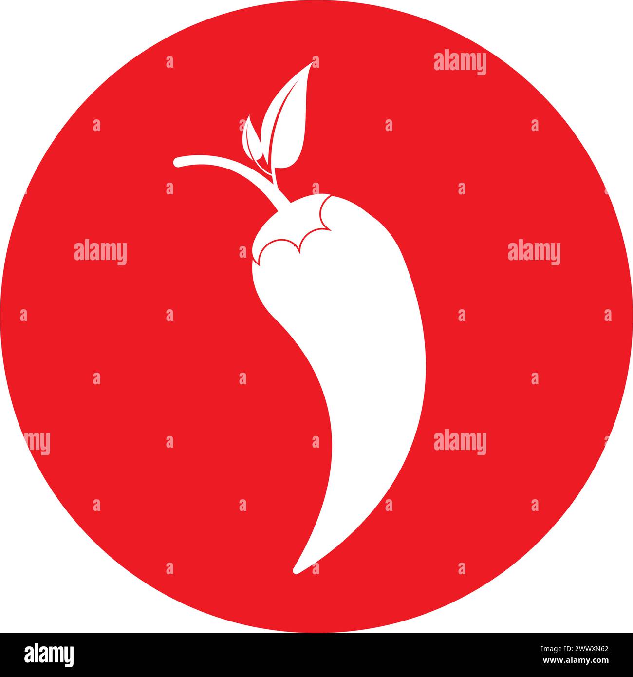 Chilli icon vector symbol design Stock Vector Image & Art - Alamy