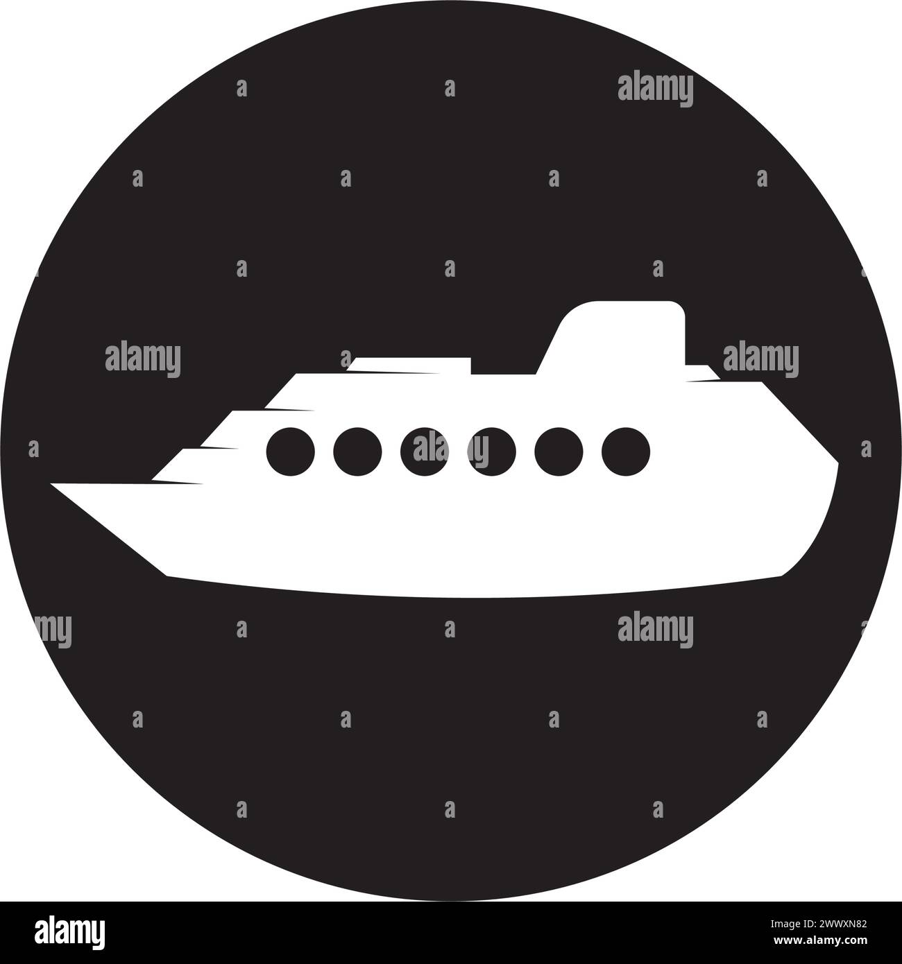 Cruise ship line solid hi-res stock photography and images - Alamy