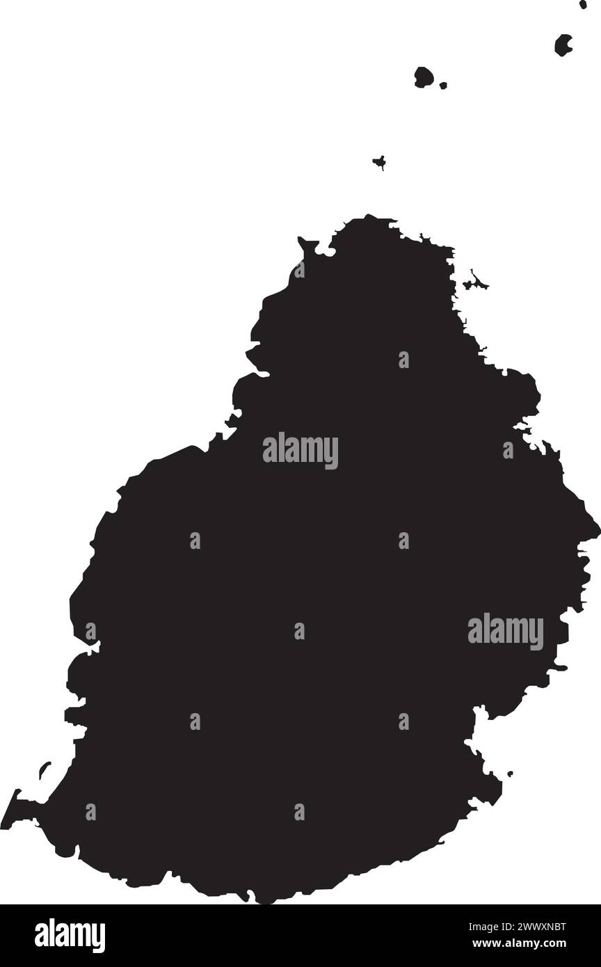 Mauritius map icon vector symbol design Stock Vector Image & Art - Alamy