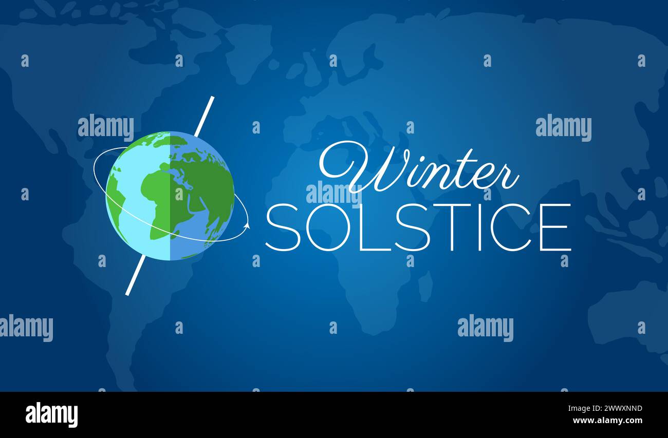 Winter Solstice Background Illustration Stock Vector Image & Art - Alamy