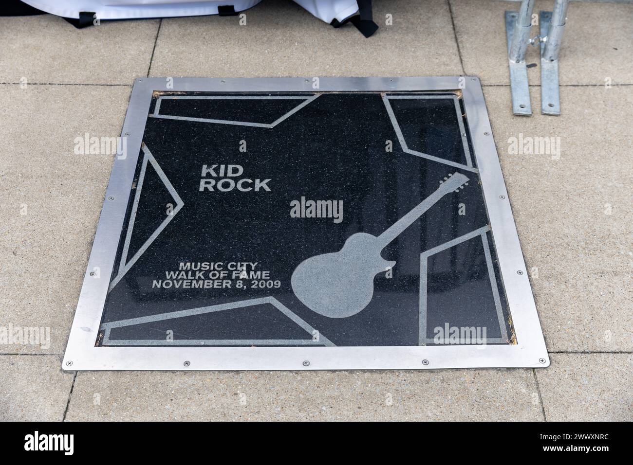 Nashville, TN - March 15, 2024: Kid Rock star on the Music City Walk of ...
