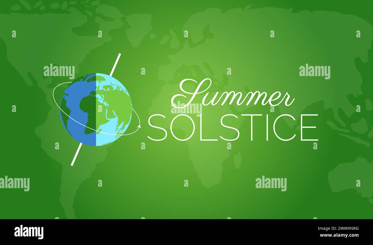 Summer Solstice Background Illustration Stock Vector Image & Art - Alamy