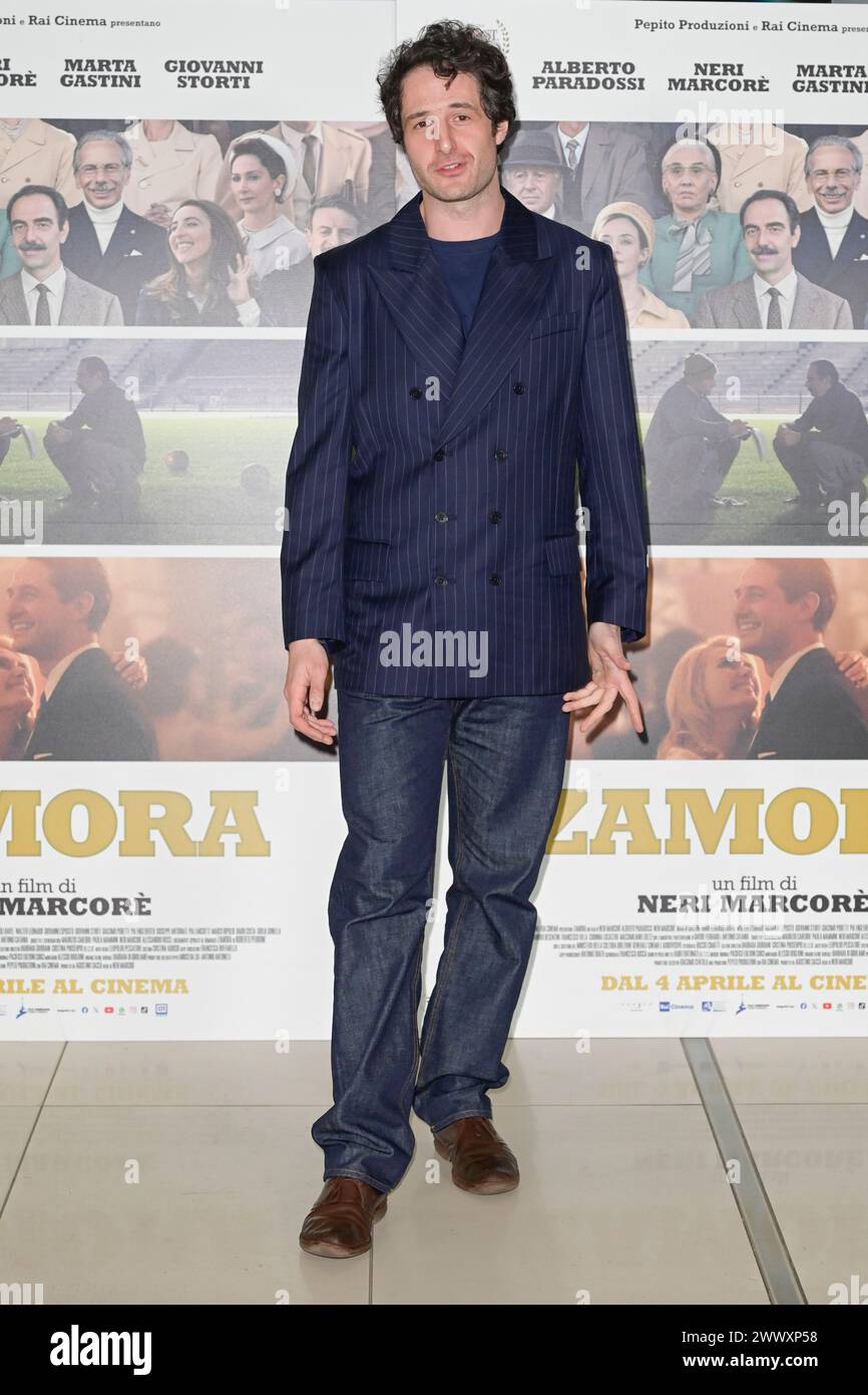 Rome, Italy. 26th Mar, 2024. Alberto Paradossi attends the photocall of ...