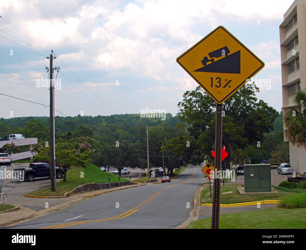 Sloped street hi-res stock photography and images - Alamy