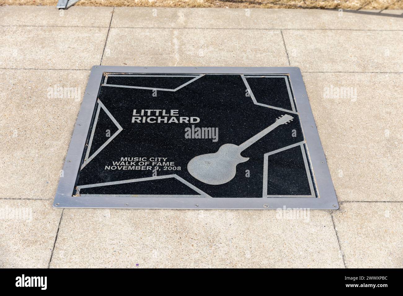 Nashville, TN - March 15, 2024: Little Richard star on the Music City ...