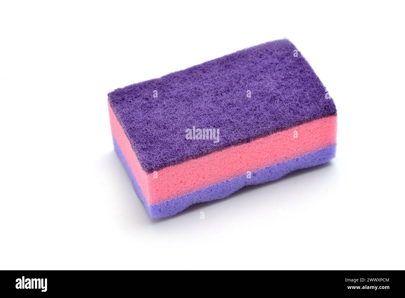 A multi-colored kitchen sponge. colorful sponge for the kitchen ...