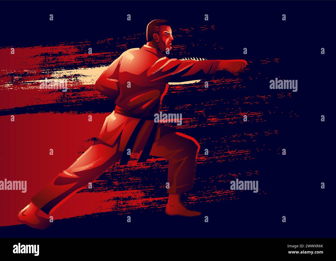 Karate training poster hi-res stock photography and images - Alamy