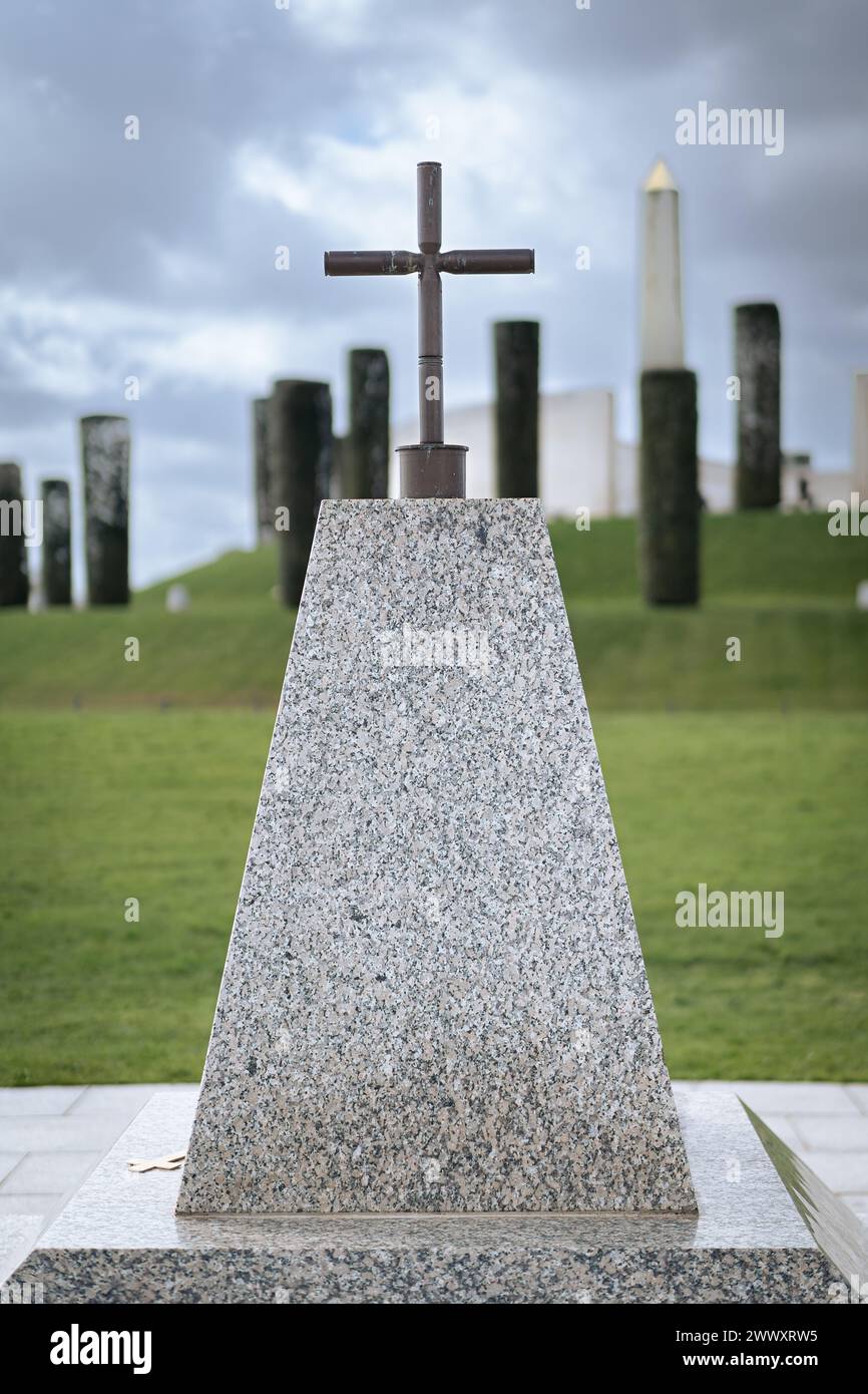 The Camp Bastion memorial cross from Afghanistan, now located at The ...