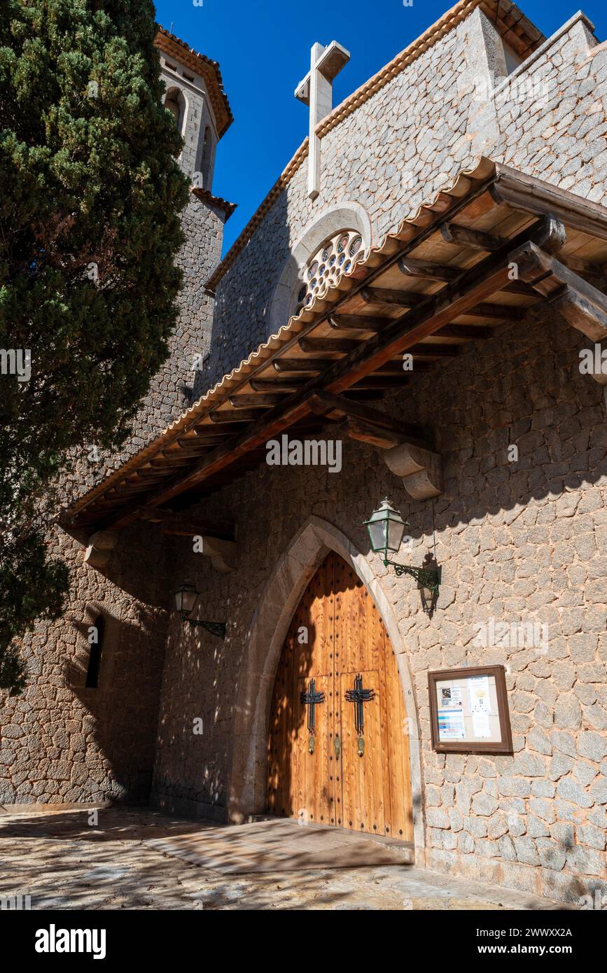 Entrance portal of the church of Sant Ramon de Penyafort, Port de ...