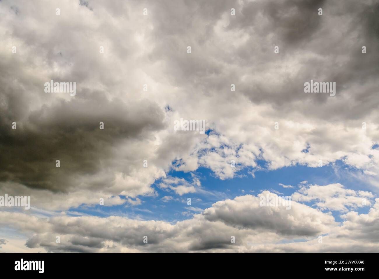 Blue sky and White cloud nature background.4 Stock Photo - Alamy