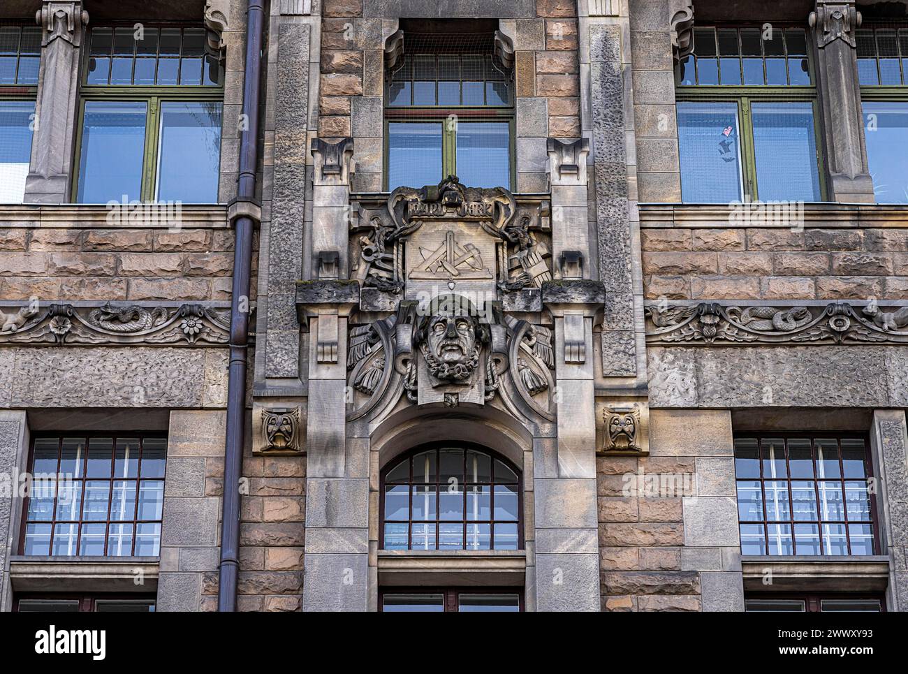 Historic architecture, Charlottenburg Town Hall, Alt-Lietzow entrance ...