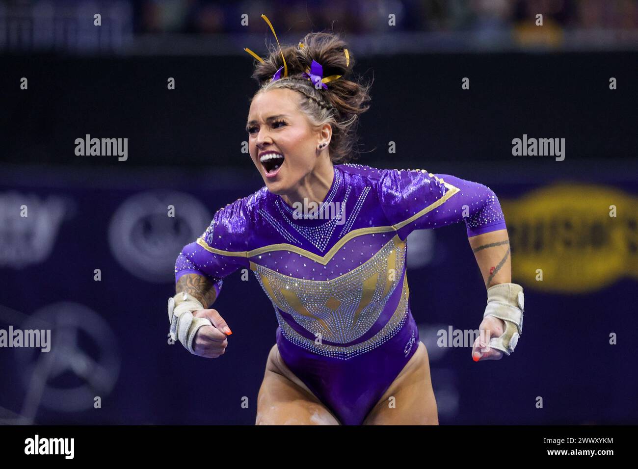 Gymnastics floor routine hi-res stock photography and images - Alamy