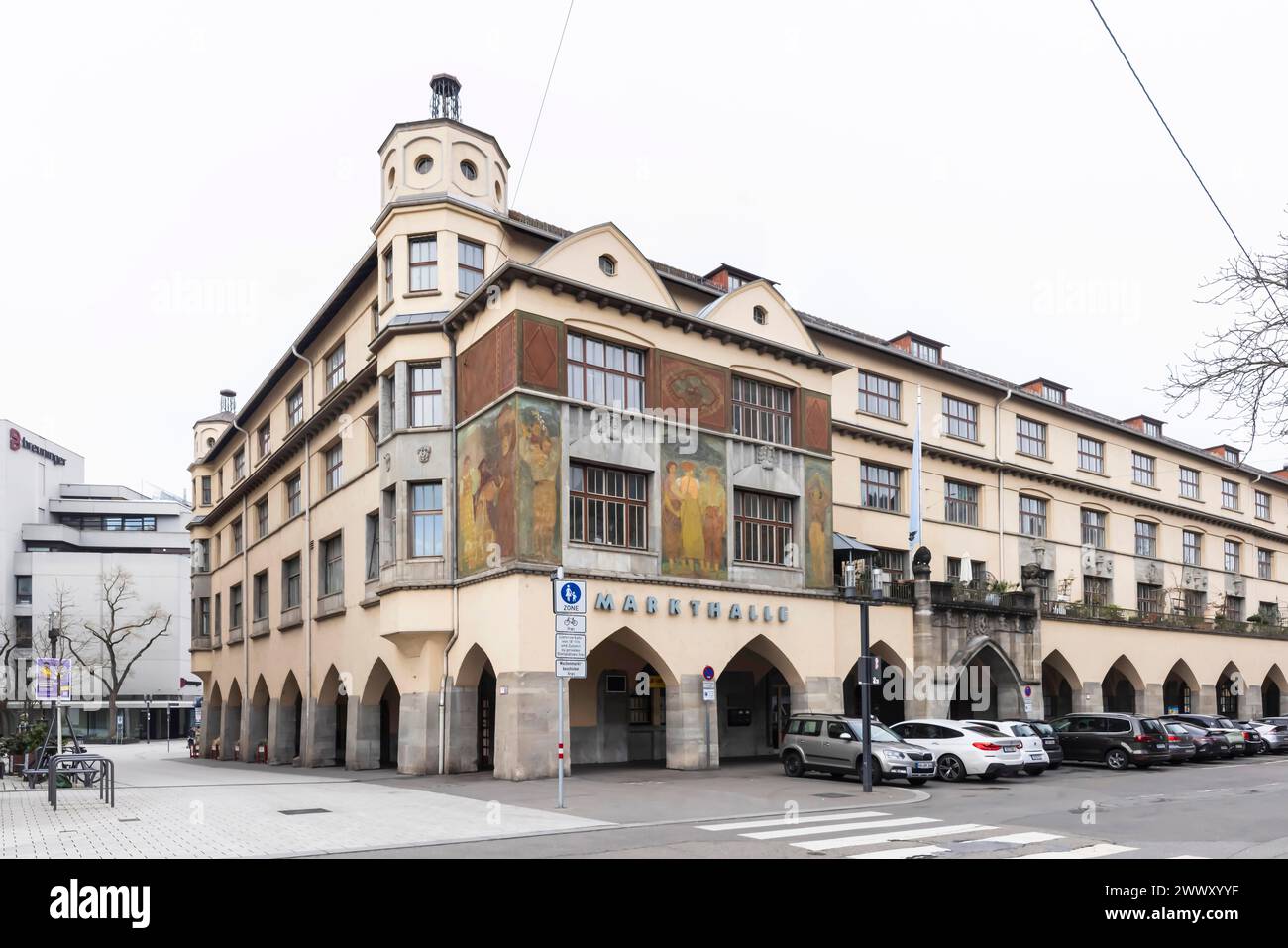 Stuttgart art nouveau market hall hi-res stock photography and images ...
