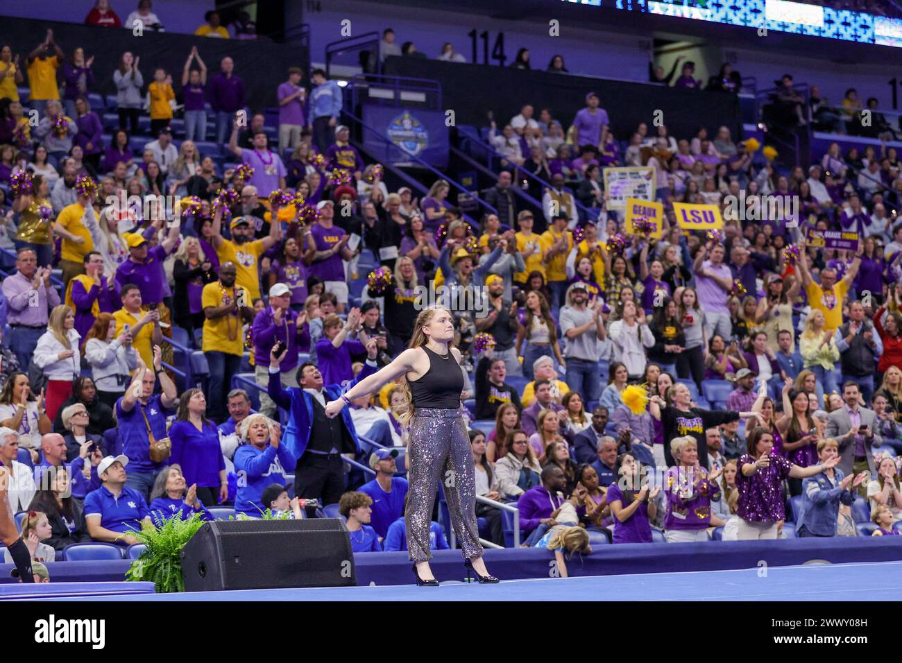 New Orleans, LA, USA. 23rd Mar, 2024. LSU Assistant Coach Courtney ...