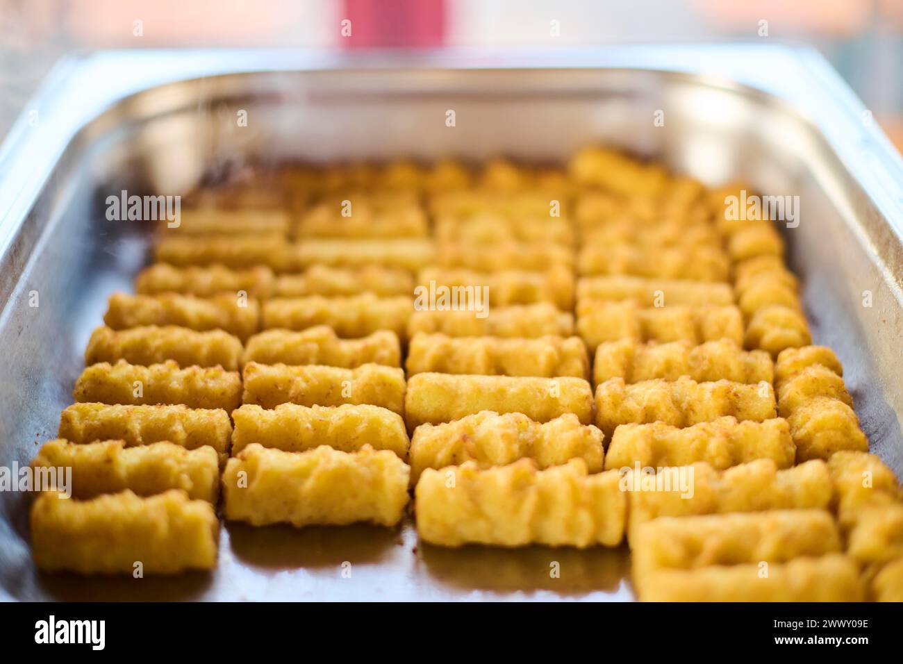 Potato croquettes on a marriage buffet, Bavaria, Germany Stock Photo ...