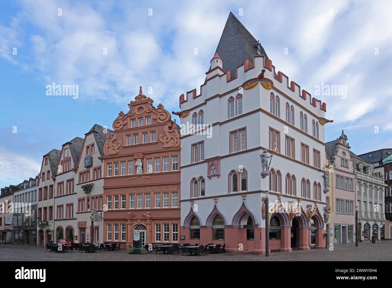 Red House with Tail Gable and Steipe House built in 1430 with arcade ...