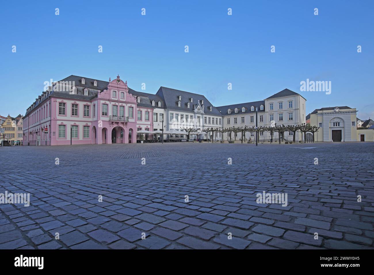 Late baroque Palais Walderdorff with historic building complex ...