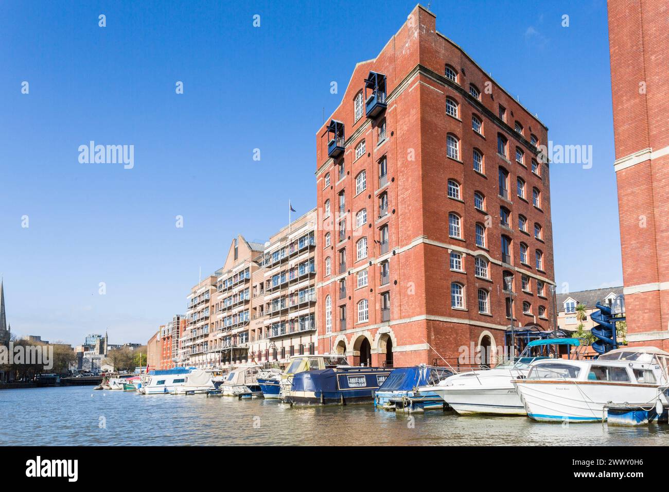 Bristol Harbourside buildings Stock Photo - Alamy