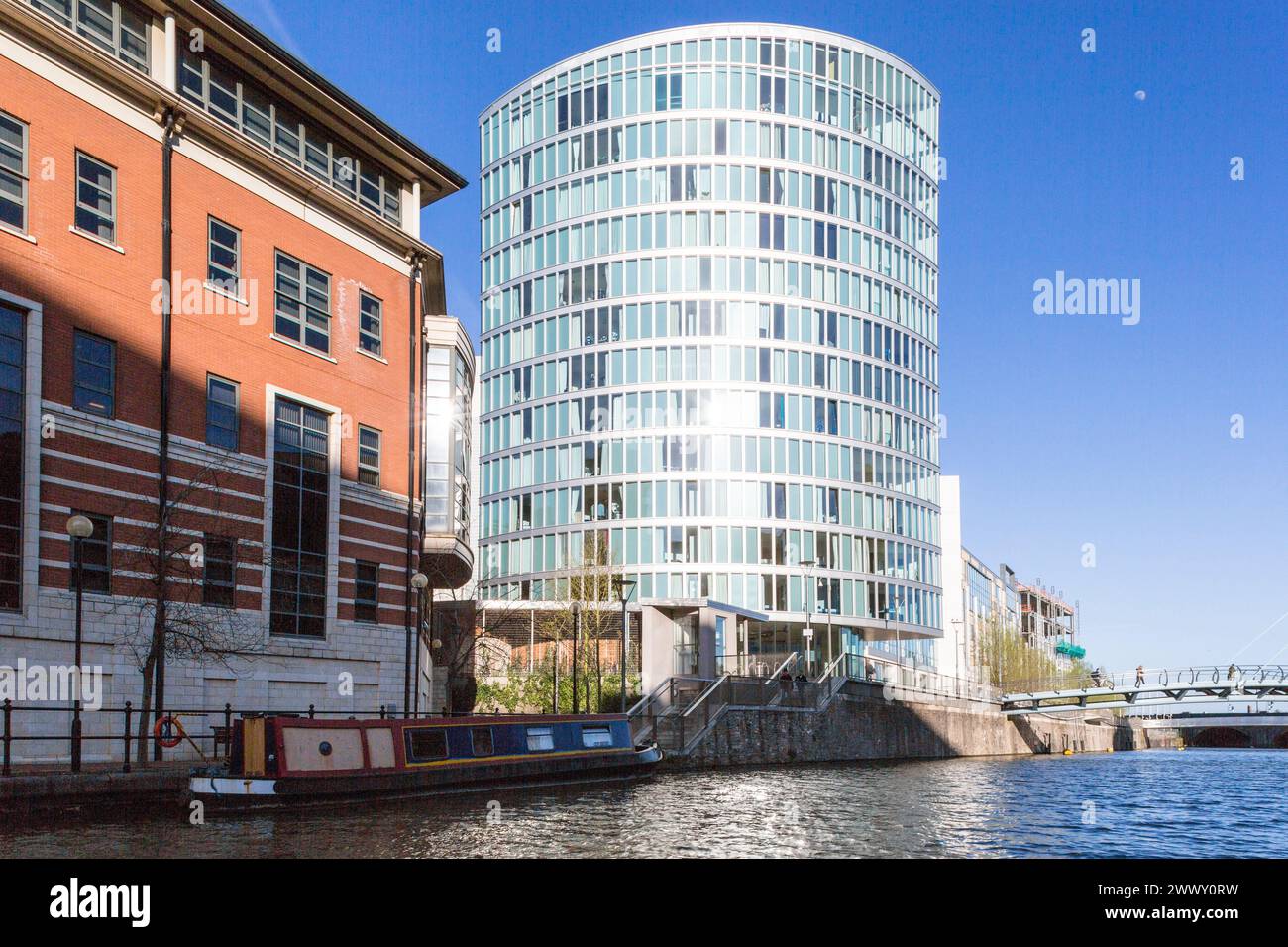 Bristol Harbourside buildings Stock Photo - Alamy
