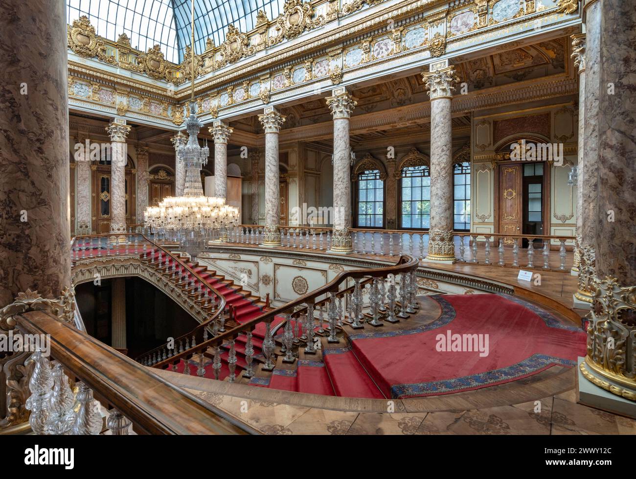 The Dolmabahçe Palace, Istanbul, Turkey Stock Photo - Alamy