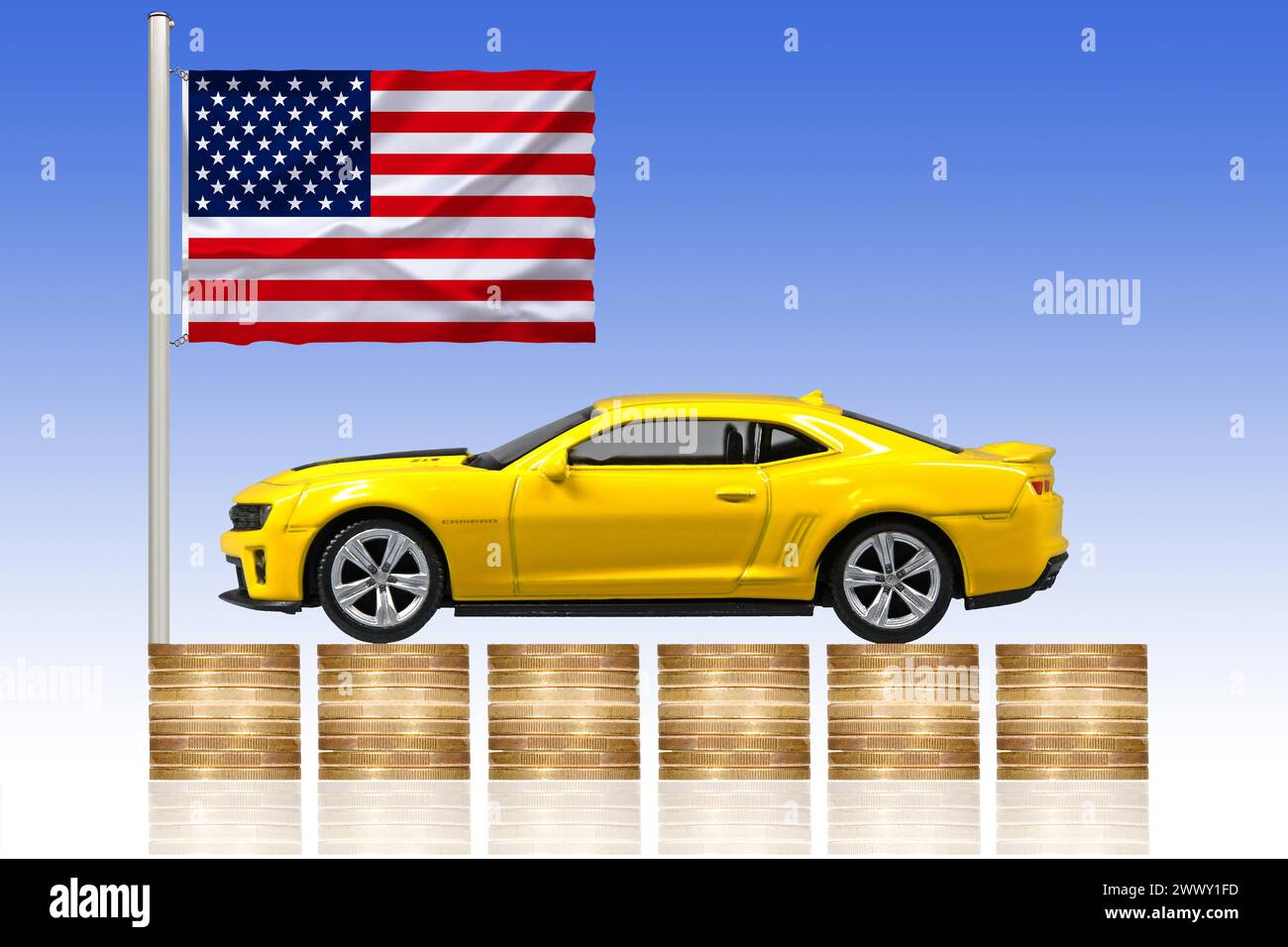Symbol photo, Chevrolet, Camaro, ZL1, USA, Customs on US cars, Studio ...