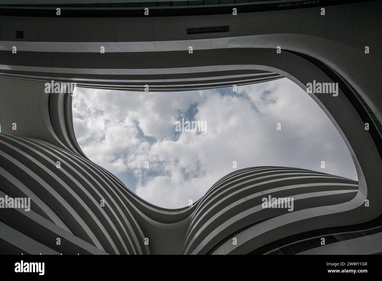 Galaxy soho, architecture, zaha hadid, beijing, china Stock Photo - Alamy