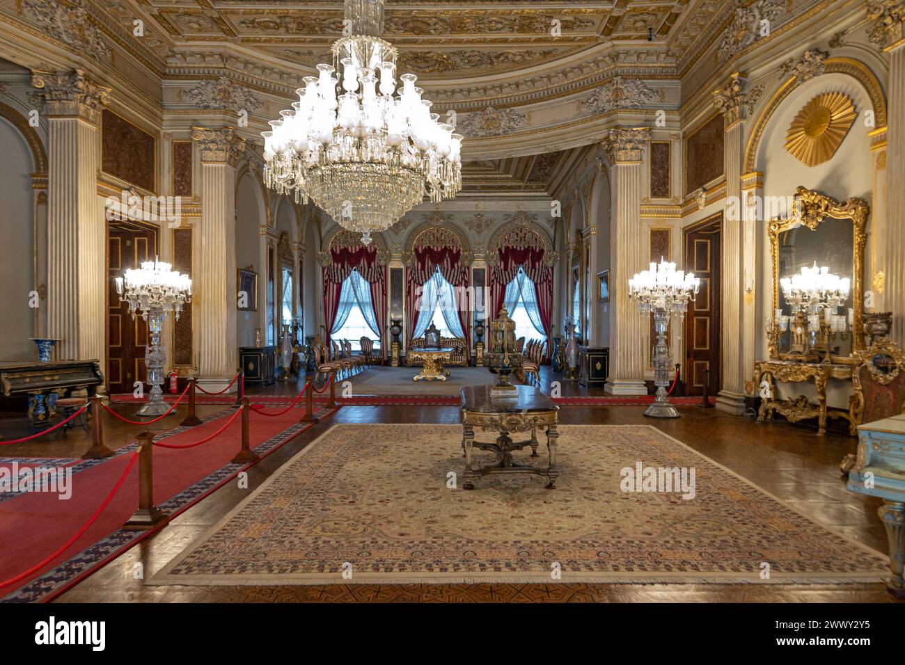 Dolmabahce palace history hi-res stock photography and images - Alamy