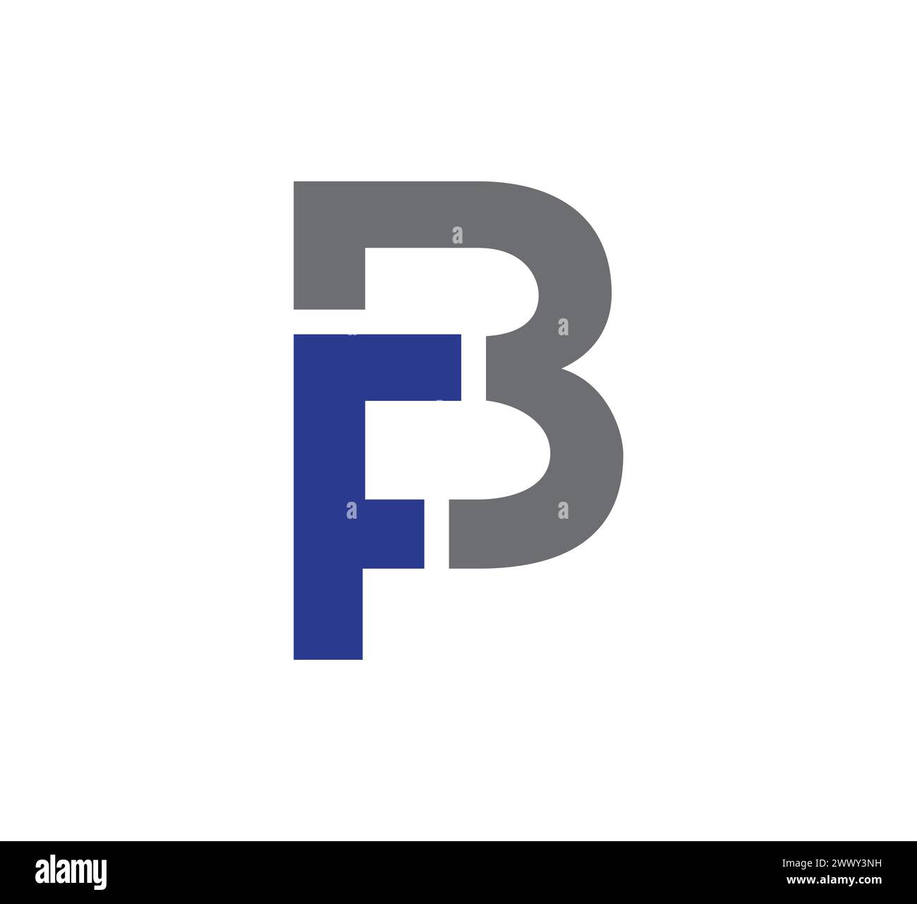 FB letter logo design vector template Stock Vector Image & Art - Alamy