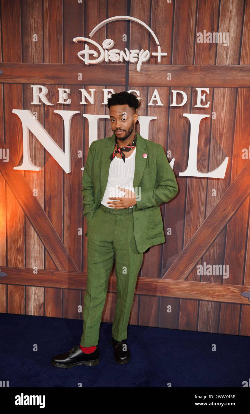 Enyi Okoronkwo attends the world premiere of the Disney+ series ...