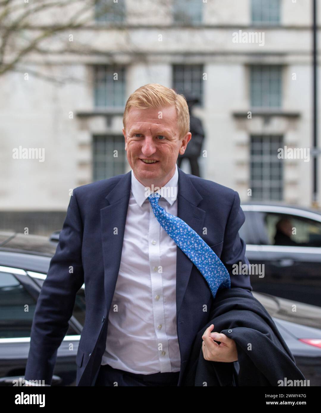 London, UK. 26th Mar, 2024. Deputy Prime Minister OLIVER DOWDEN seen ...