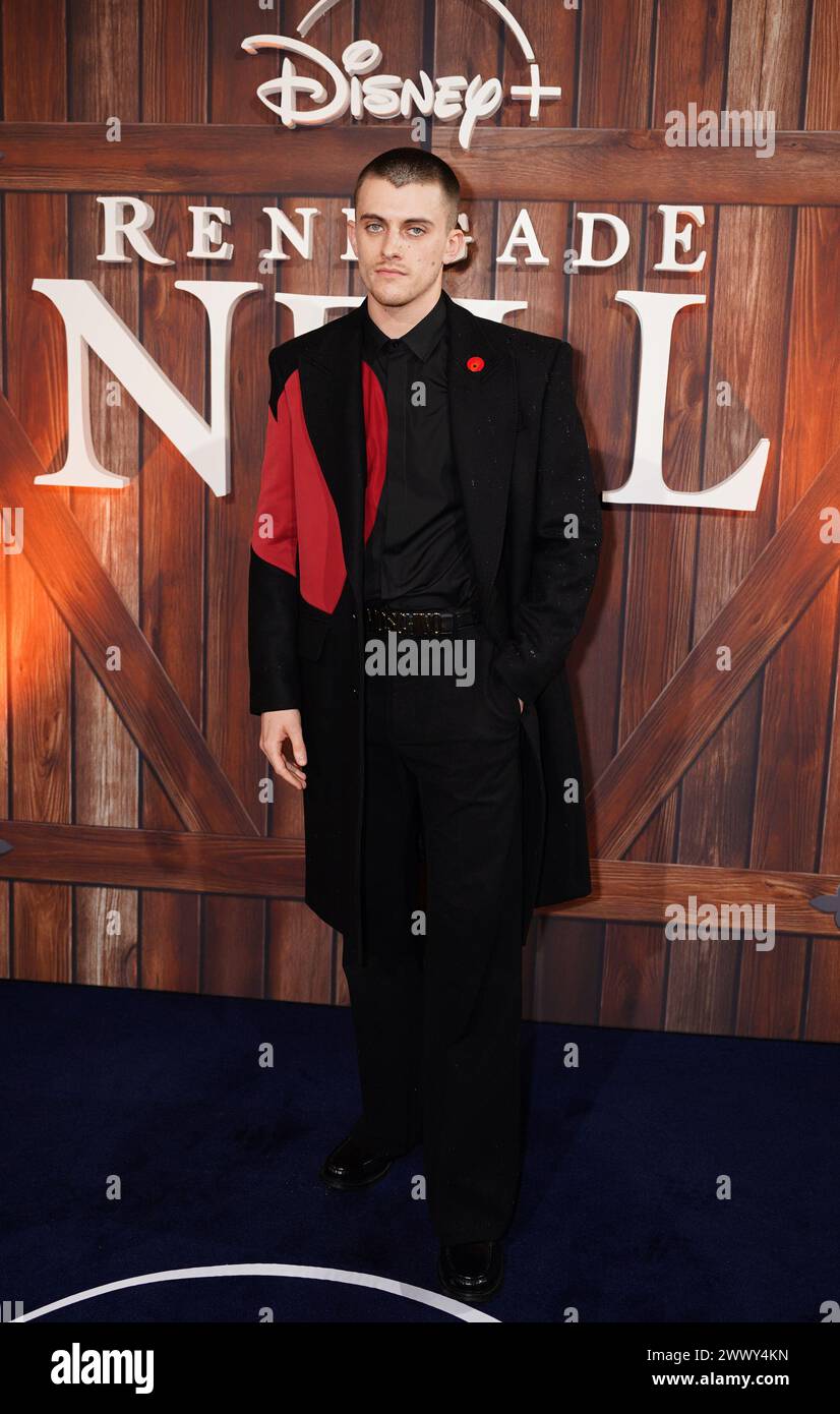 Jake Dunn attends the world premiere of the Disney+ series Renegade ...