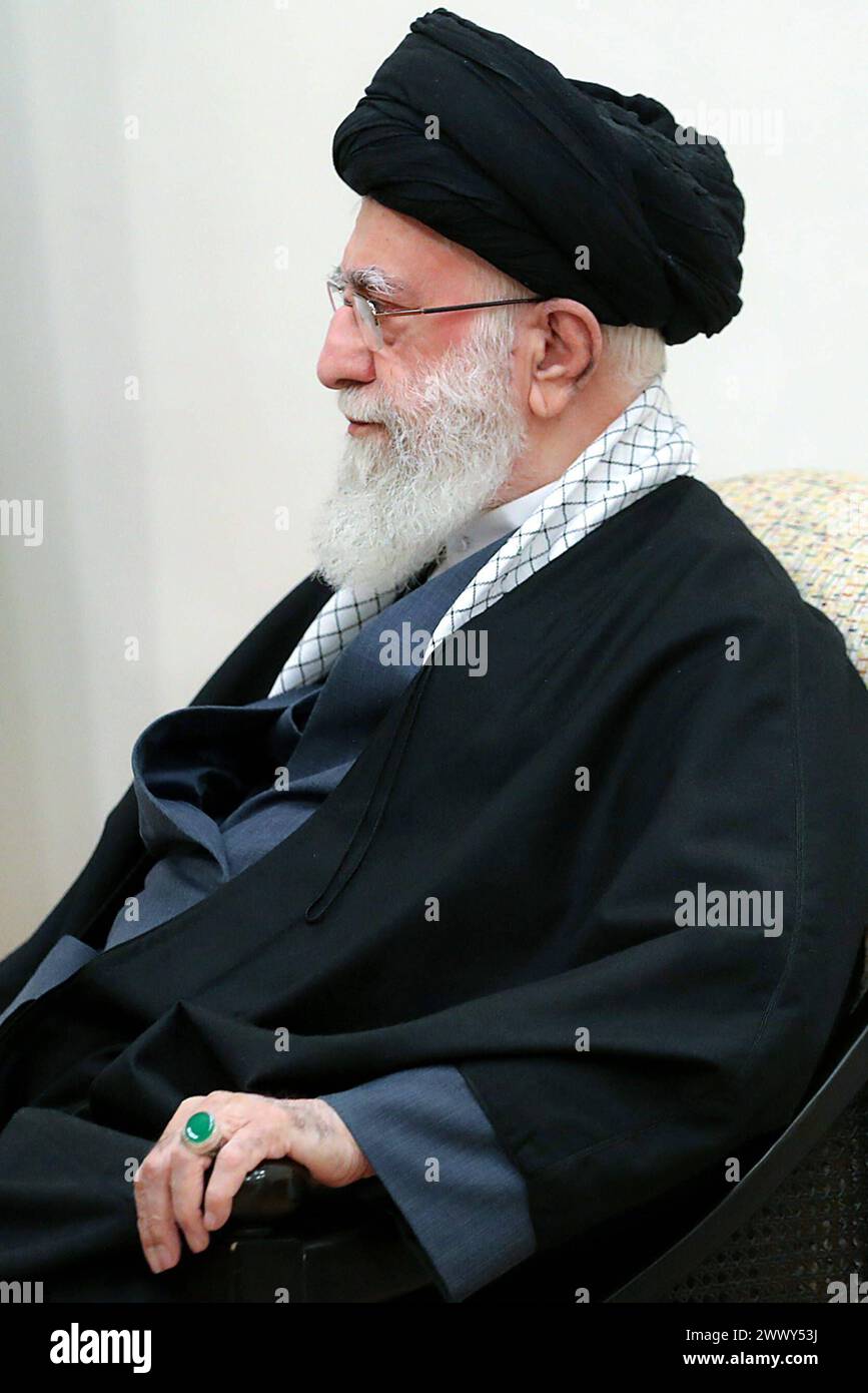 Iran s Supreme Leader Ayatollah Ali Khamenei shows him meeting with ...