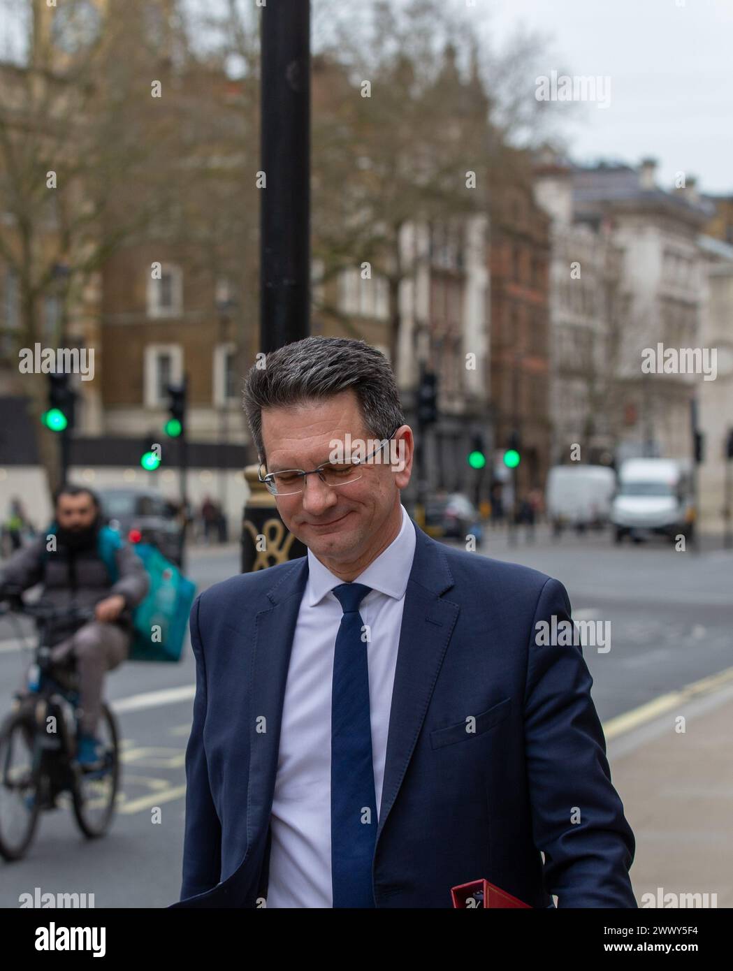 London, UK. 26th Mar, 2024. Steve Baker MP, Northern Ireland Minister ...