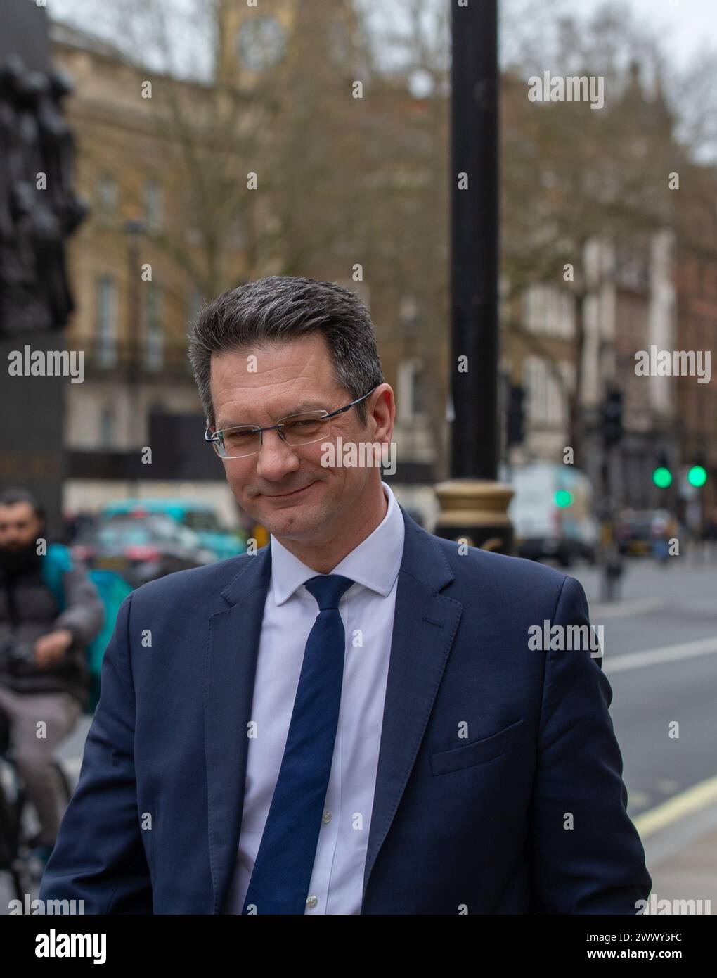 London, UK. 26th Mar, 2024. Steve Baker MP, Northern Ireland Minister ...