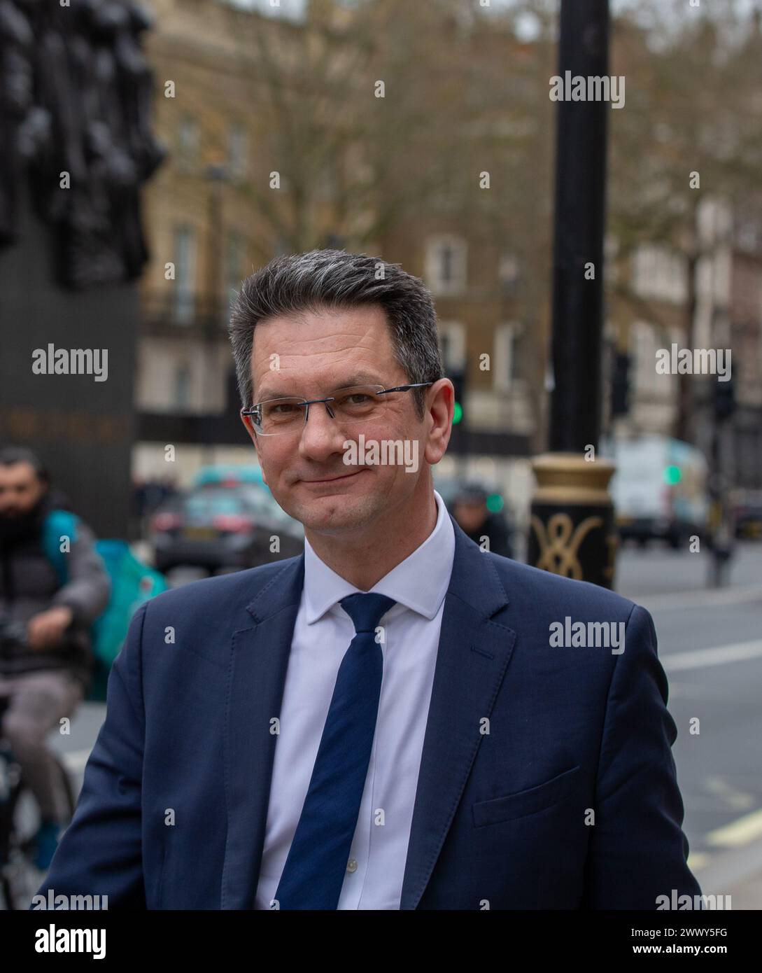 London, UK. 26th Mar, 2024. Steve Baker MP, Northern Ireland Minister ...